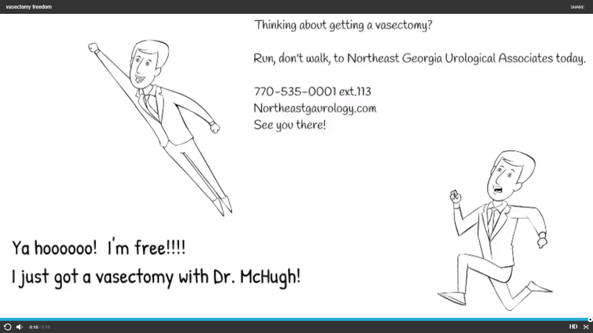 Vasectomy…oh happy days! – Northeast Georgia Urological Associates