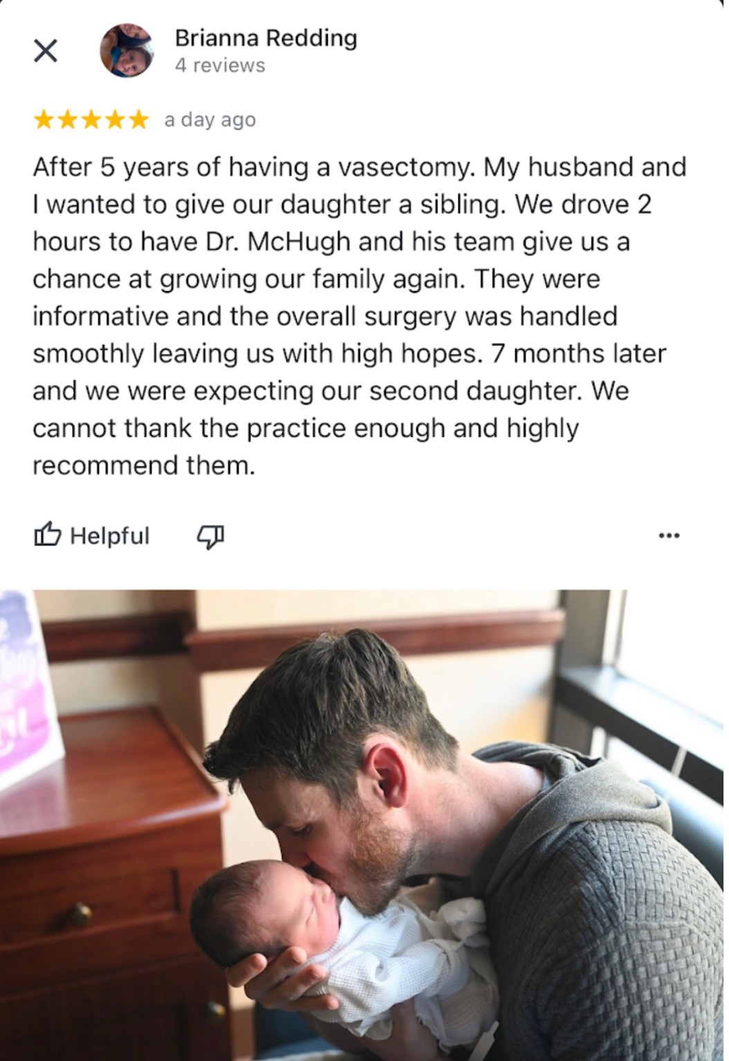 Happy Microscopic Vasectomy Reversal Success! – Northeast Georgia ...